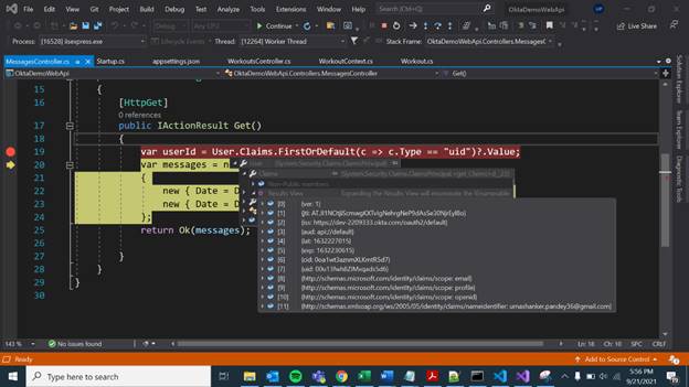 Authentication Using Okta In Angular And ASP.NET CORE Web API 5.0